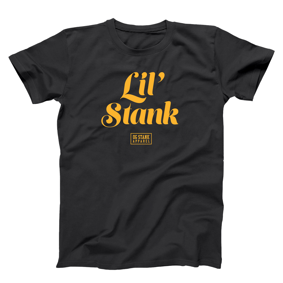 Lil’ Stank - OG Stank Apparel - Yellow Logo - T-shirt – RIVETING