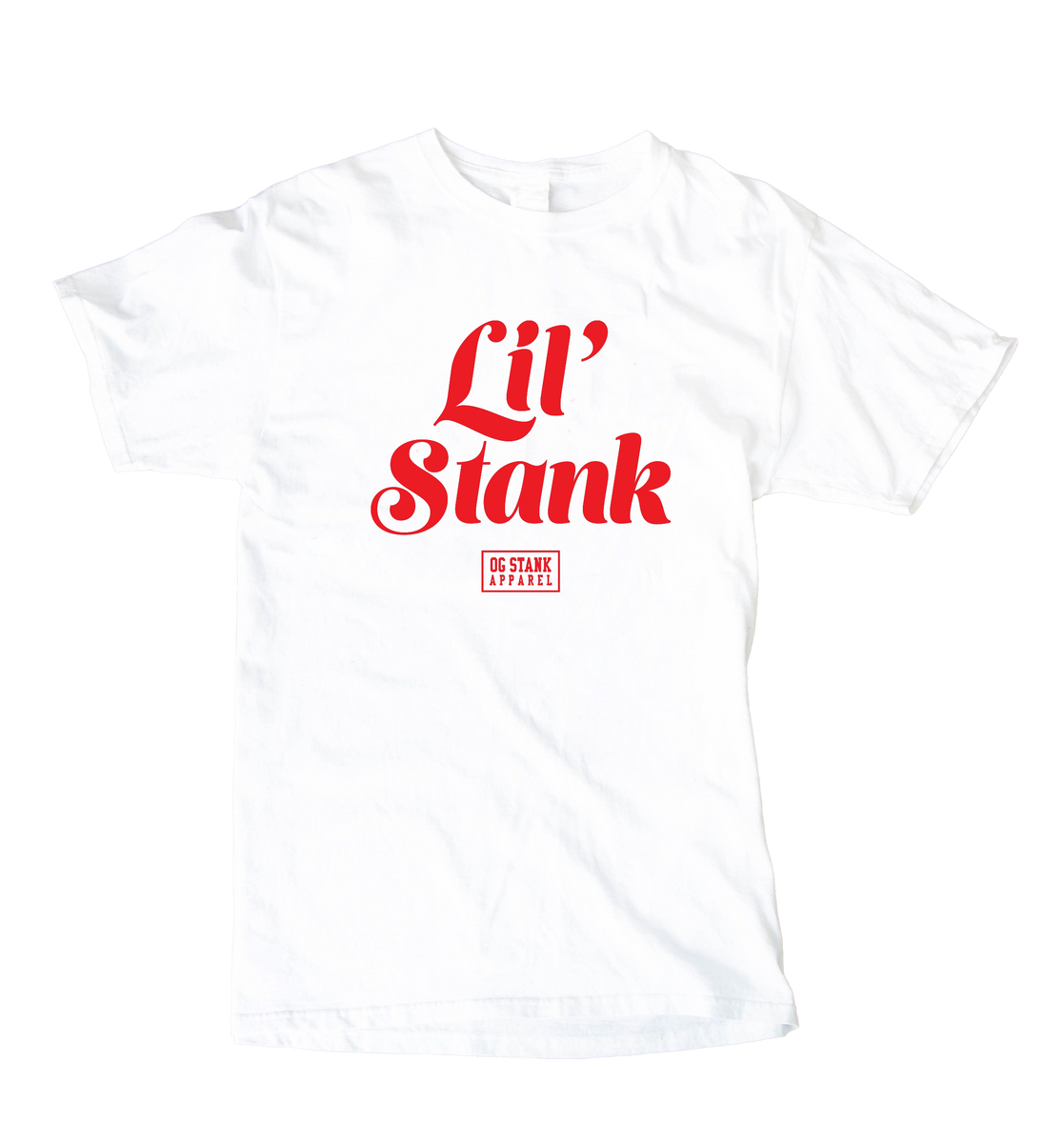 Lil’ Stank - OG Stank Apparel - Red Logo - T-shirt – RIVETING